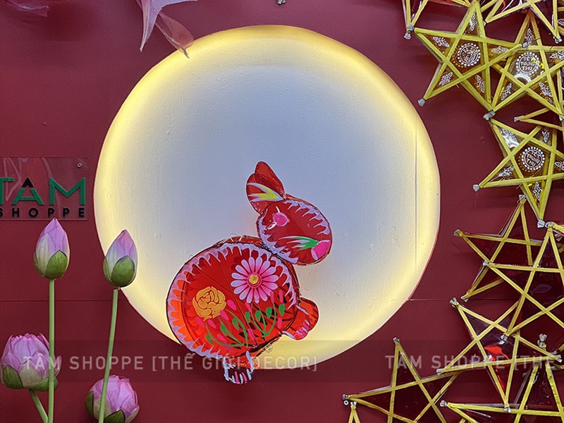 Lồng đèn con thỏ thú kiếng màu [Truyền thống - Nhiều cỡ] LDEN-KIENG-10