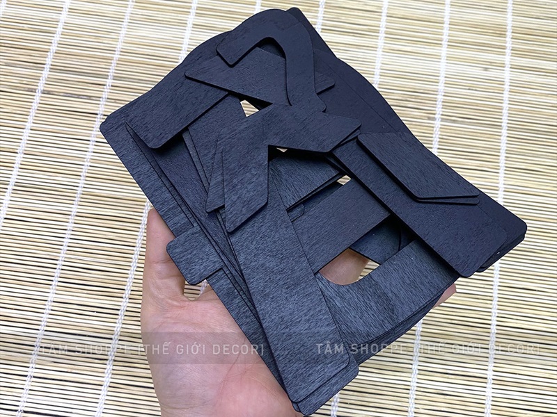 Bộ chữ gỗ Tết là để về nhà - Tết sum vầy [Chữ lớn - Cắt theo yêu cầu ...